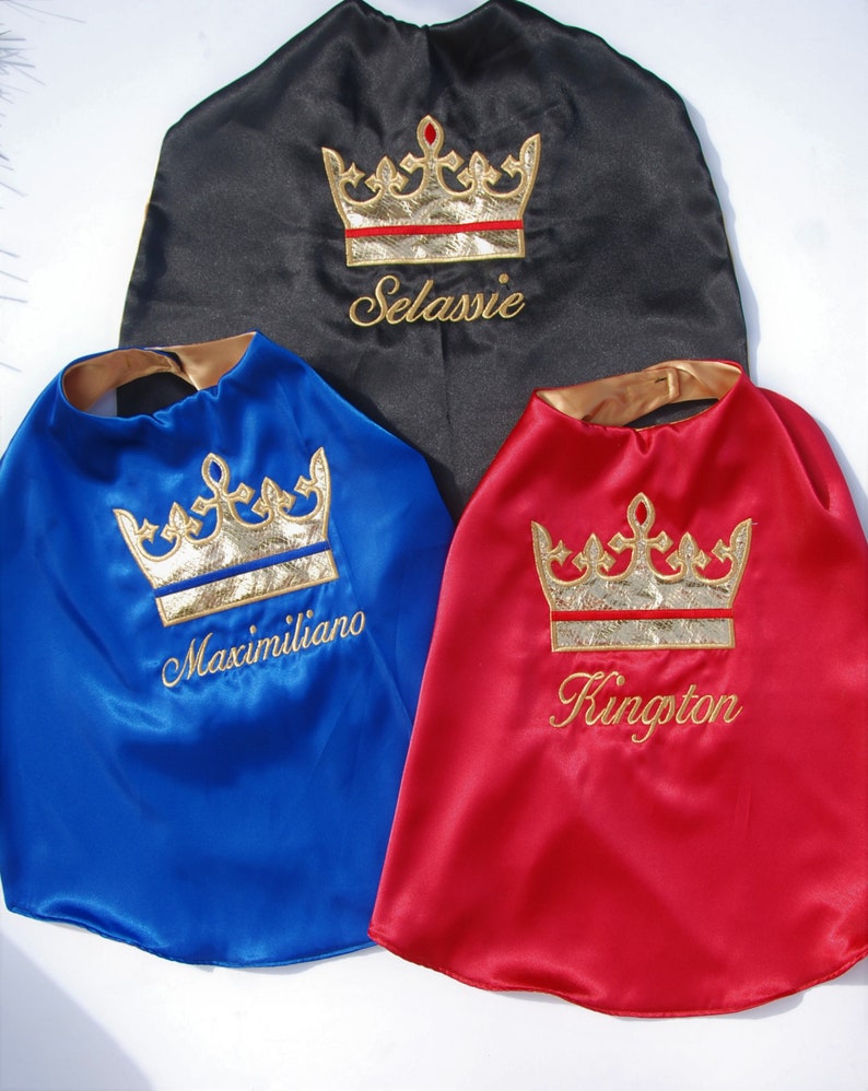 Kids King Cape and Crown Personalized / Prince Cape/custom - Etsy UK