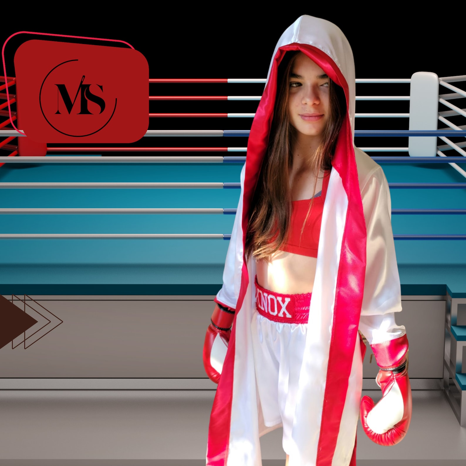 Personalized Adult & Youth Boxing Set: Robe, Trunks, and Gloves - Etsy