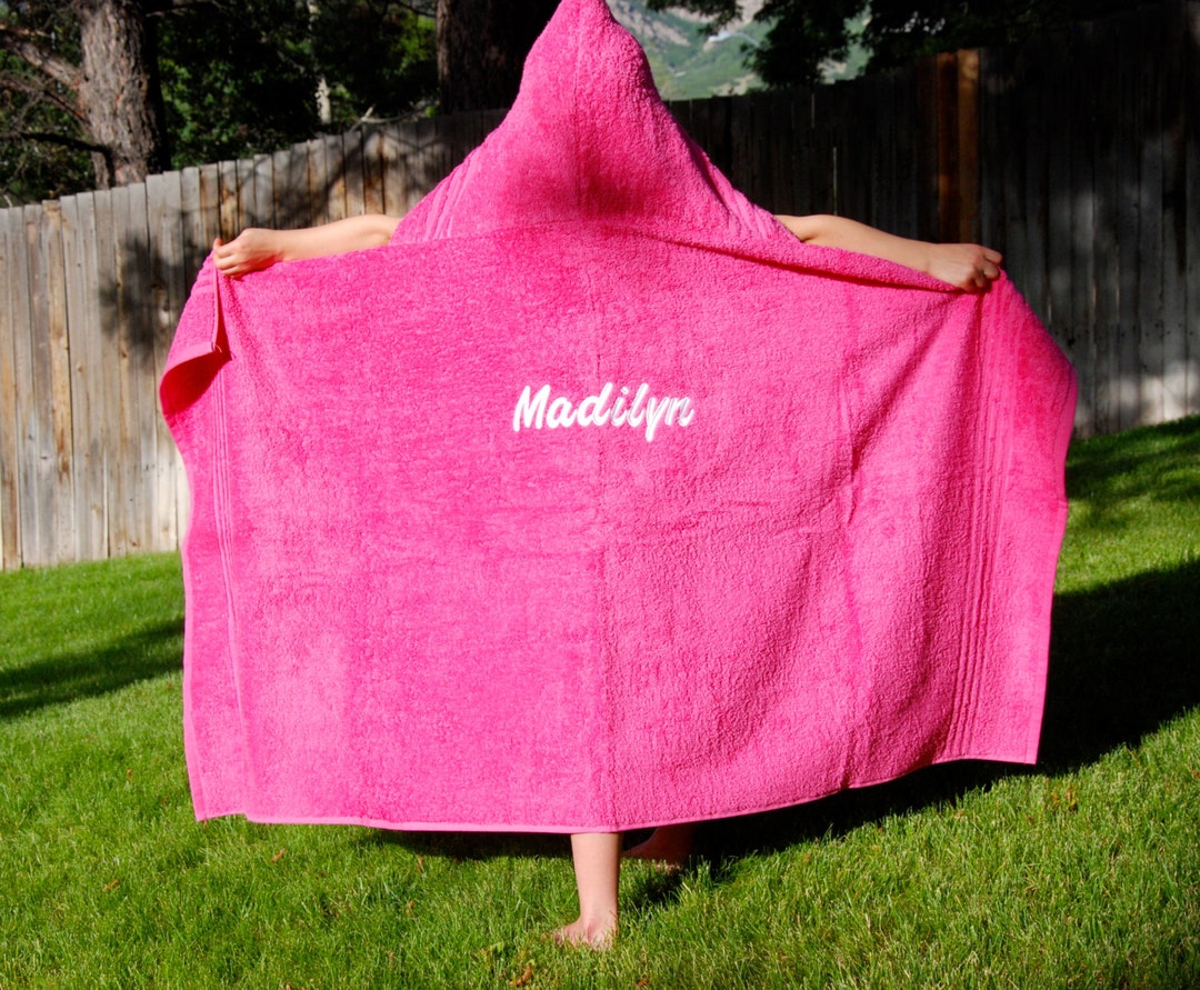 Personalized Hooded Bath Towel: Your Wrap-around Practicality - Etsy