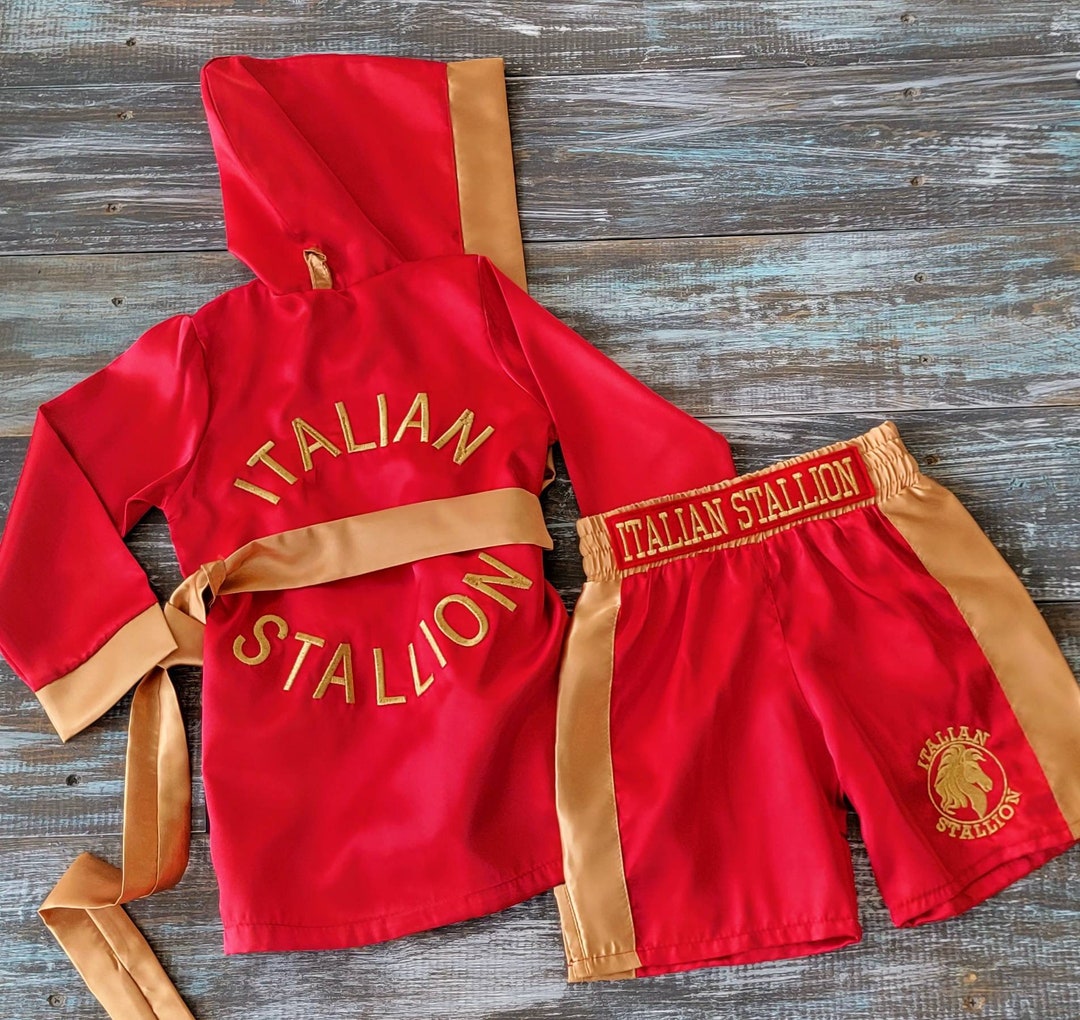 Baby Boxing Set: Personalized Robe and Shorts for Your Little Champion ...