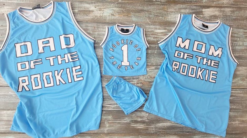 Family Basketball Set - Personalized Jerseys for Mom, Dad & Baby! - Etsy