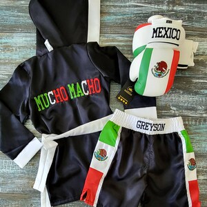 Ready to Ship - Kids Boxing Costume Set: Robe, Shorts, Gloves (2T, 3T ...