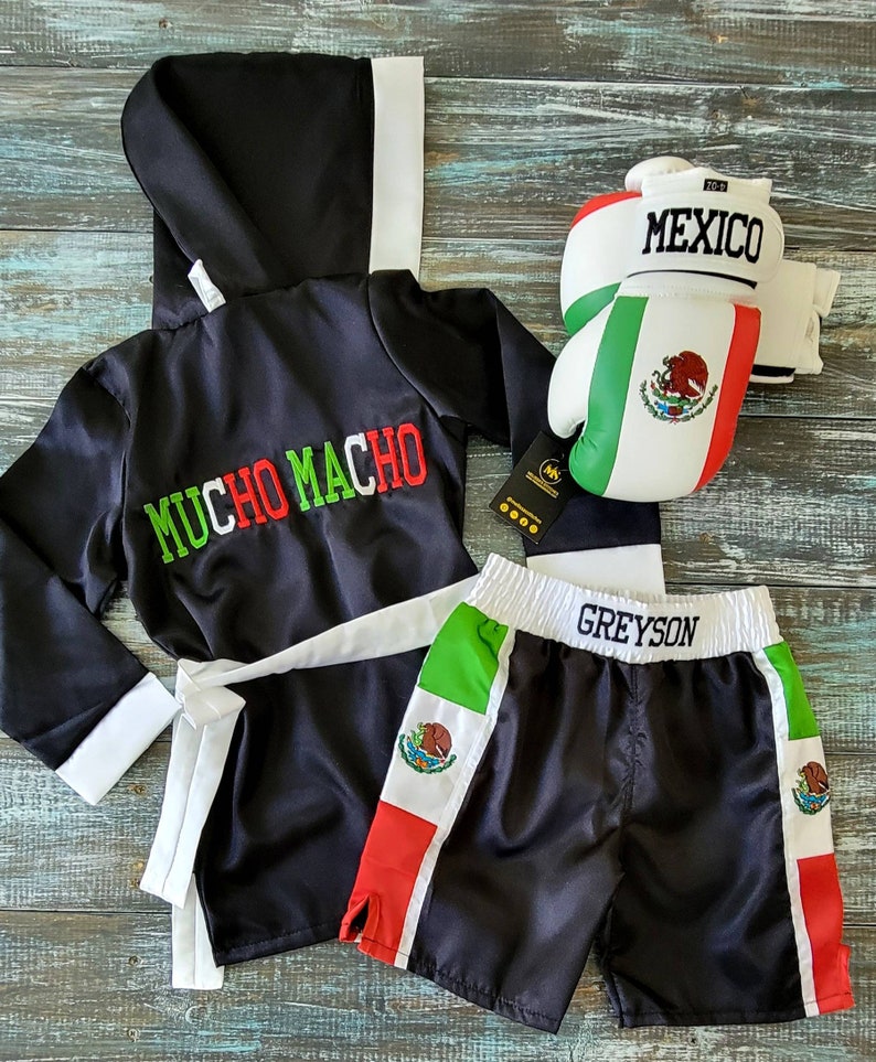 Ready to Ship - Kids Boxing Costume Set: Robe, Shorts, Gloves (2T, 3T ...