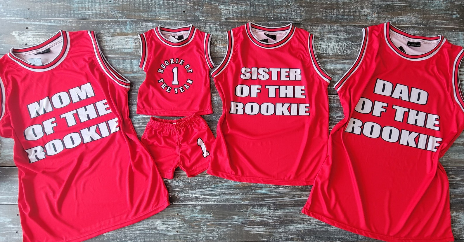 Family Basketball Set - Personalized Jerseys for Mom, Dad & Baby! - Etsy