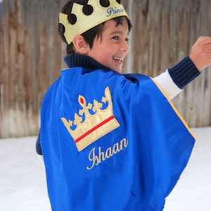 Medieval Cape and Crown Set/king Cape / Prince Cape/custom Cape/super ...