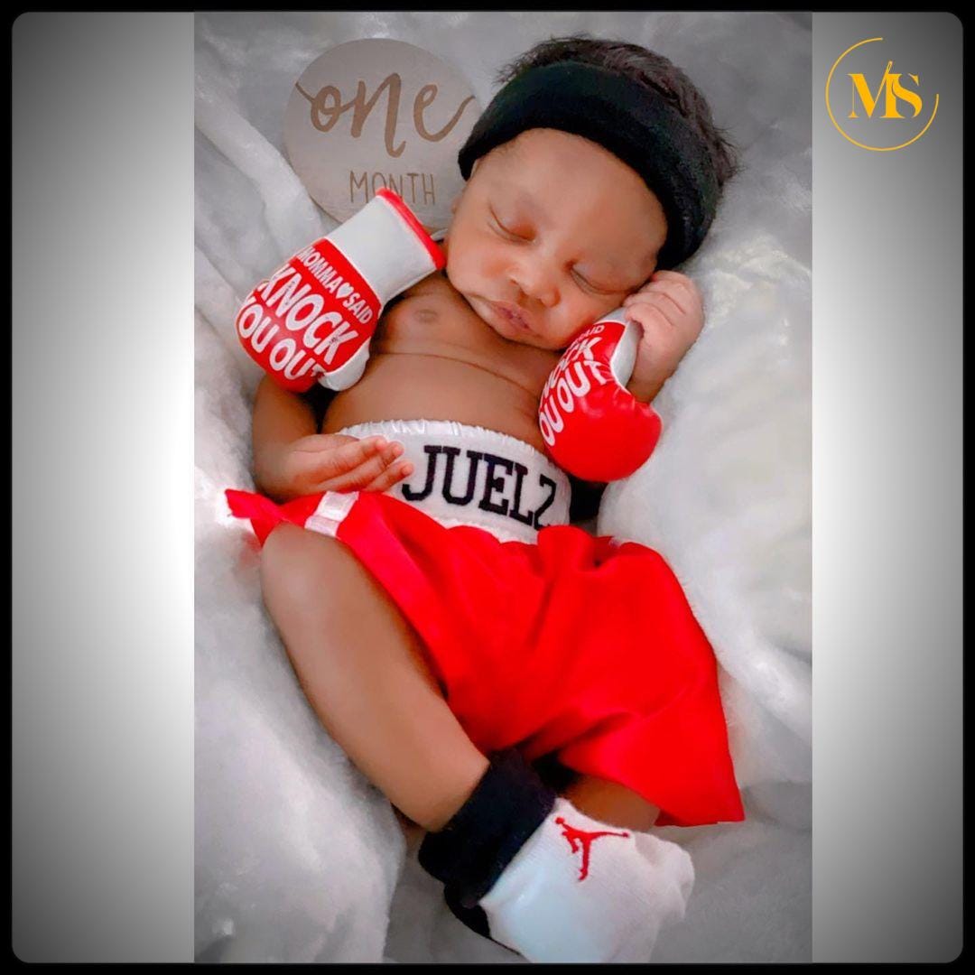 Tiny Fighter Set: Personalized Boxing Shorts and Gloves - Etsy