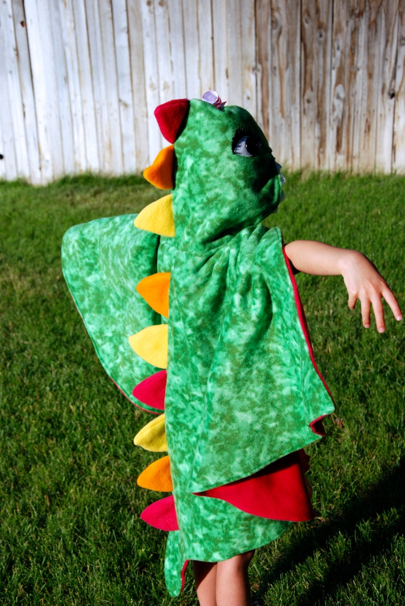 Girls Dinosaur Cape Dinosaur Winter Coat Dinosaur Poncho - Etsy