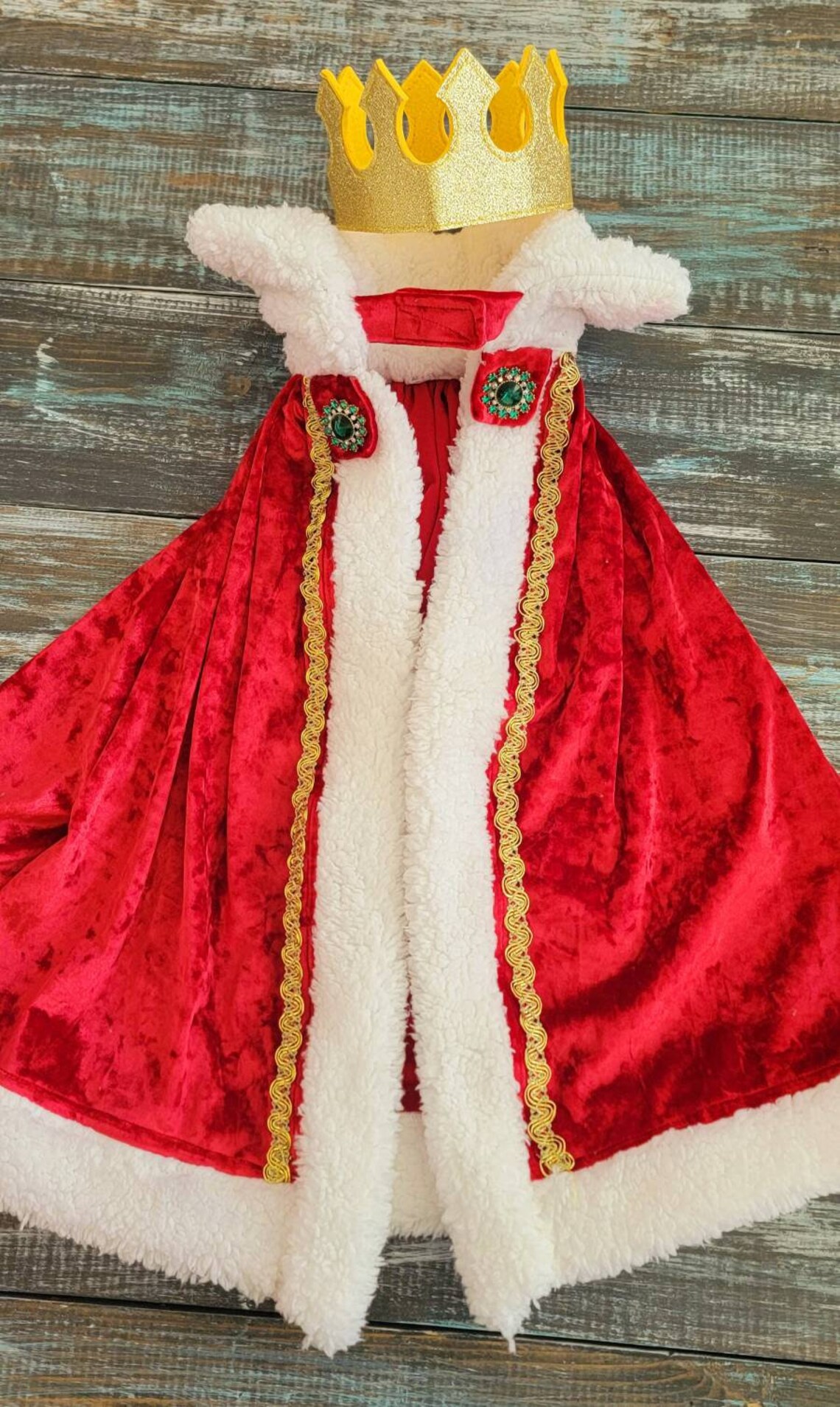 Deluxe Kids Velvet Royal Cape crown Personalizedshirt pants - Etsy