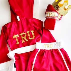 Royal Baby Boxing Set: Personalized Robe, Shorts, Gloves, and Crown - Etsy
