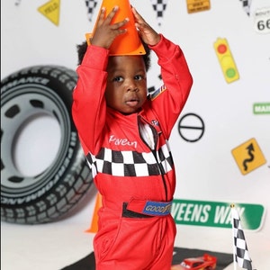 Kids Car Racing Suit, Driver Racing Suit, Pilot Suit, Baby Race Suit ...