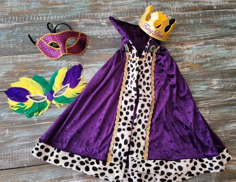 Kids/baby Mardi Gras King/ Royal Cape Prince Cape/king - Etsy