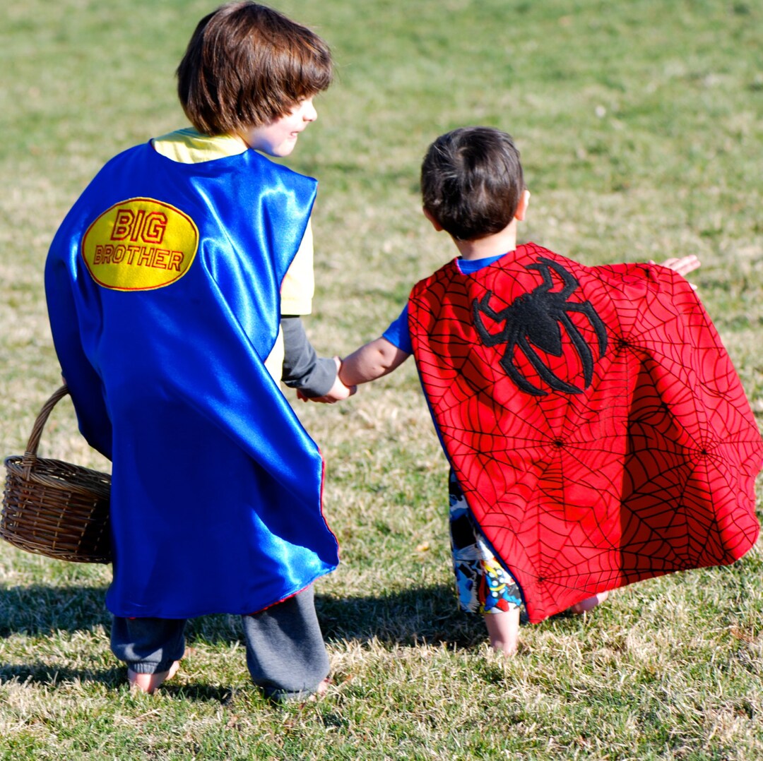 Big Brother Cape/ Super Brother Cape/ Reversible Cape/ Super Hero Cape ...