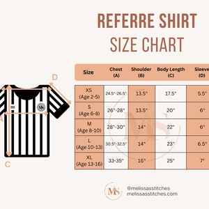 Kids' Referee Costume Set: Shirt, Skirt, and Socks - Etsy