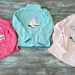 Customized Ice Skating Jacket for Girls With Name Embroidered (only ...