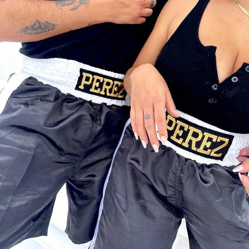 Adult Boxing Trunks Personalized/ Boxing Shorts Adult - Etsy