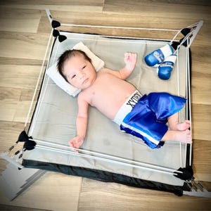 Newborn Knockout Prop Baby Boxing Ring ONLY – Perfect for Newborn Photo ...