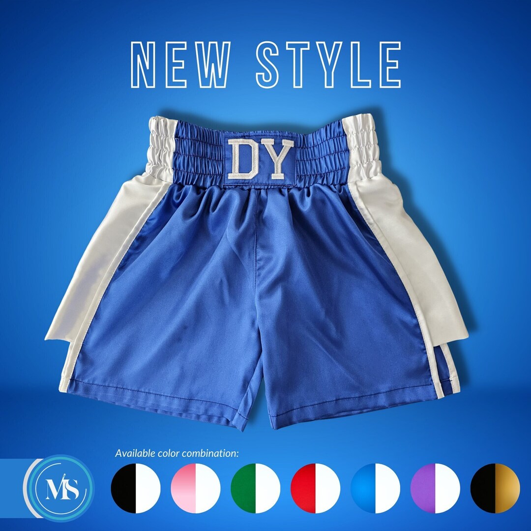 New Style: Custom Adult & Youth Boxing Shorts With Sidebands and Side ...
