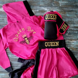 Personalized Adult Boxing Set: Robe, Trunks, and Gloves - Etsy