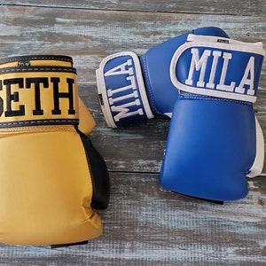 Personalized Boxing Gloves Family Set (adult + Kids) - Etsy