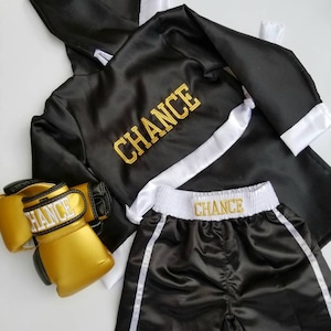 Mexican Youth Boxing Champion Set: Robe, Shorts & Gloves (sizes 2T-5T ...