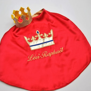 Kids King Cape and Crown Personalized / Prince Cape/custom Cape ...