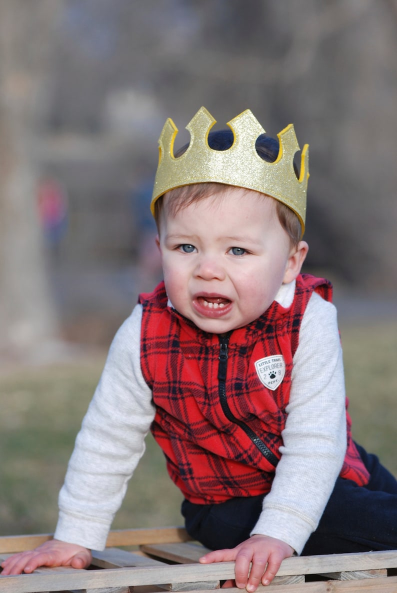 Baby King Crown - Etsy Israel