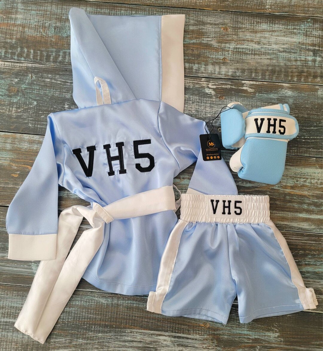 Ultimate Baby Boxing Set: Personalized Robe, Shorts, and Gloves - Etsy