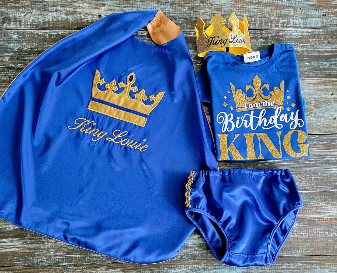King First Birthday Set, King Cape, Kids Cape - Etsy
