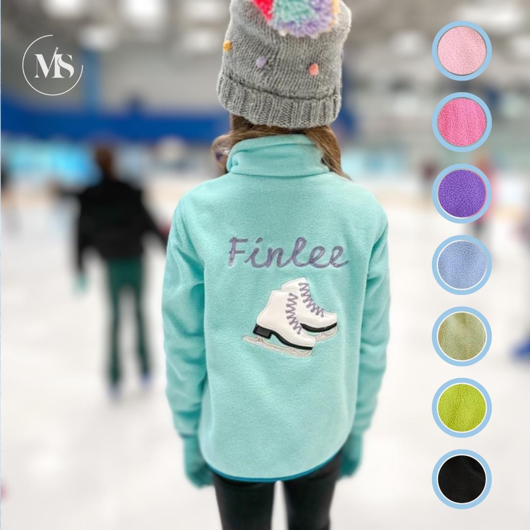 Personalized Girls' Ice Skating Jacket - Etsy