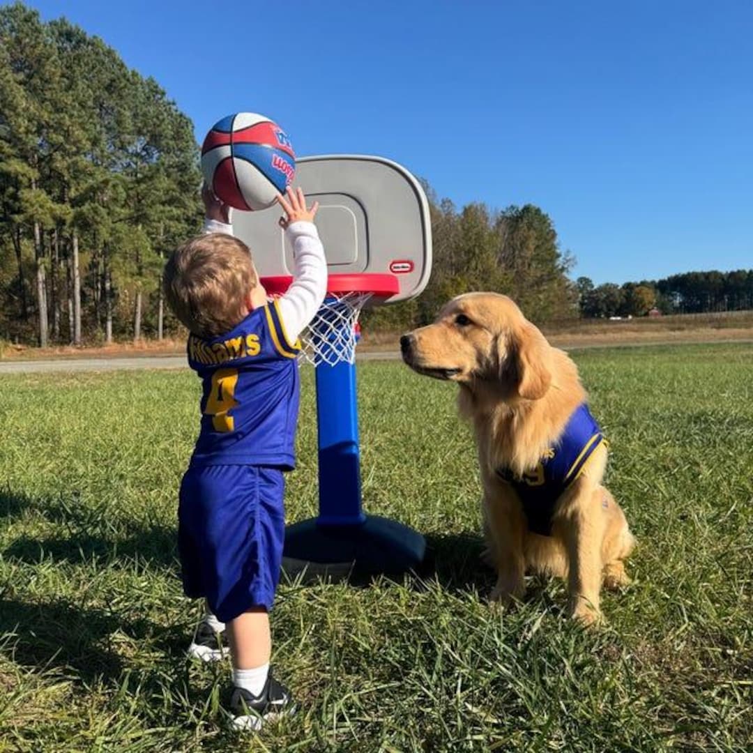 Family Basketball Set With Personalized Jerseys for Pets, Kids & Adults ...