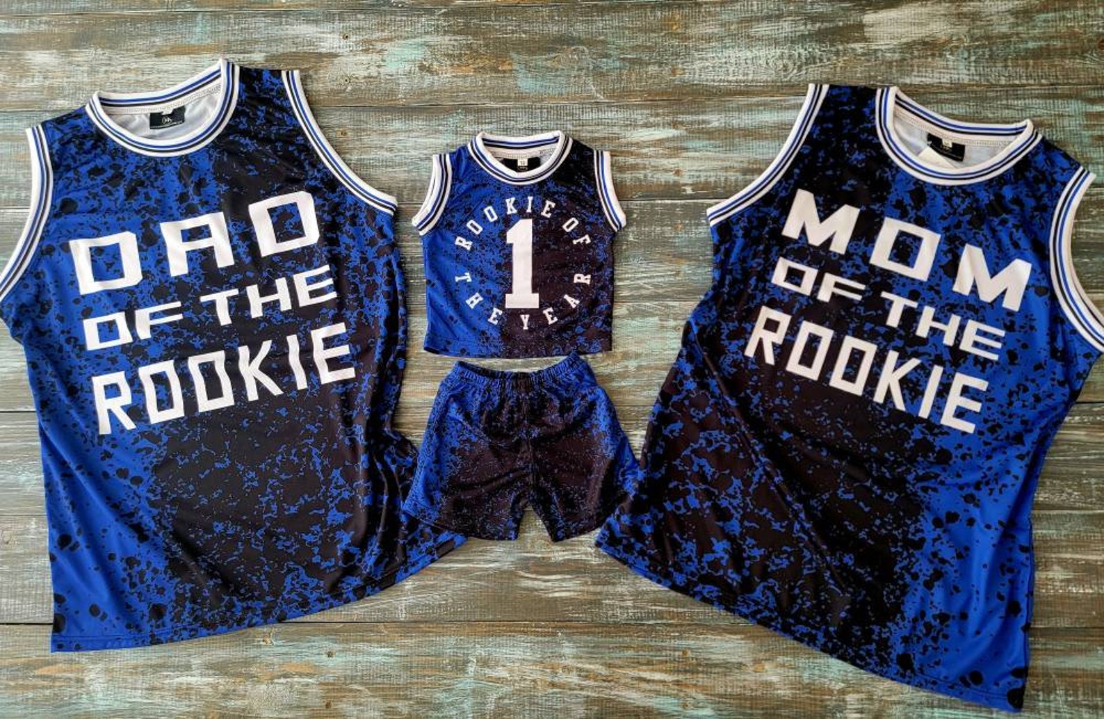 Family Basketball Set - Personalized Jerseys for Mom, Dad & Baby! - Etsy