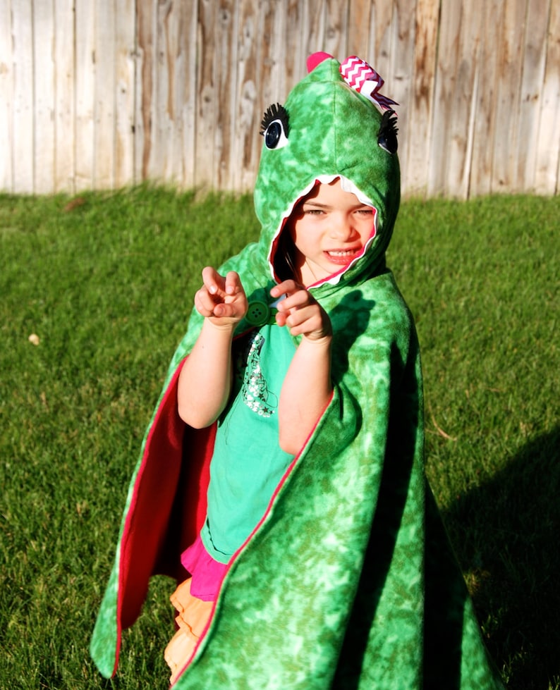 Girls Dinosaur Cape Dinosaur Winter Coat Dinosaur Poncho - Etsy