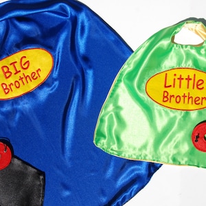 Big Brother AND Little Brother SET ( 2 Capes and 2 Masks) - Etsy