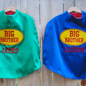 Big Brother Cape/ Super Brother Cape/ / Super Hero Cape - Etsy