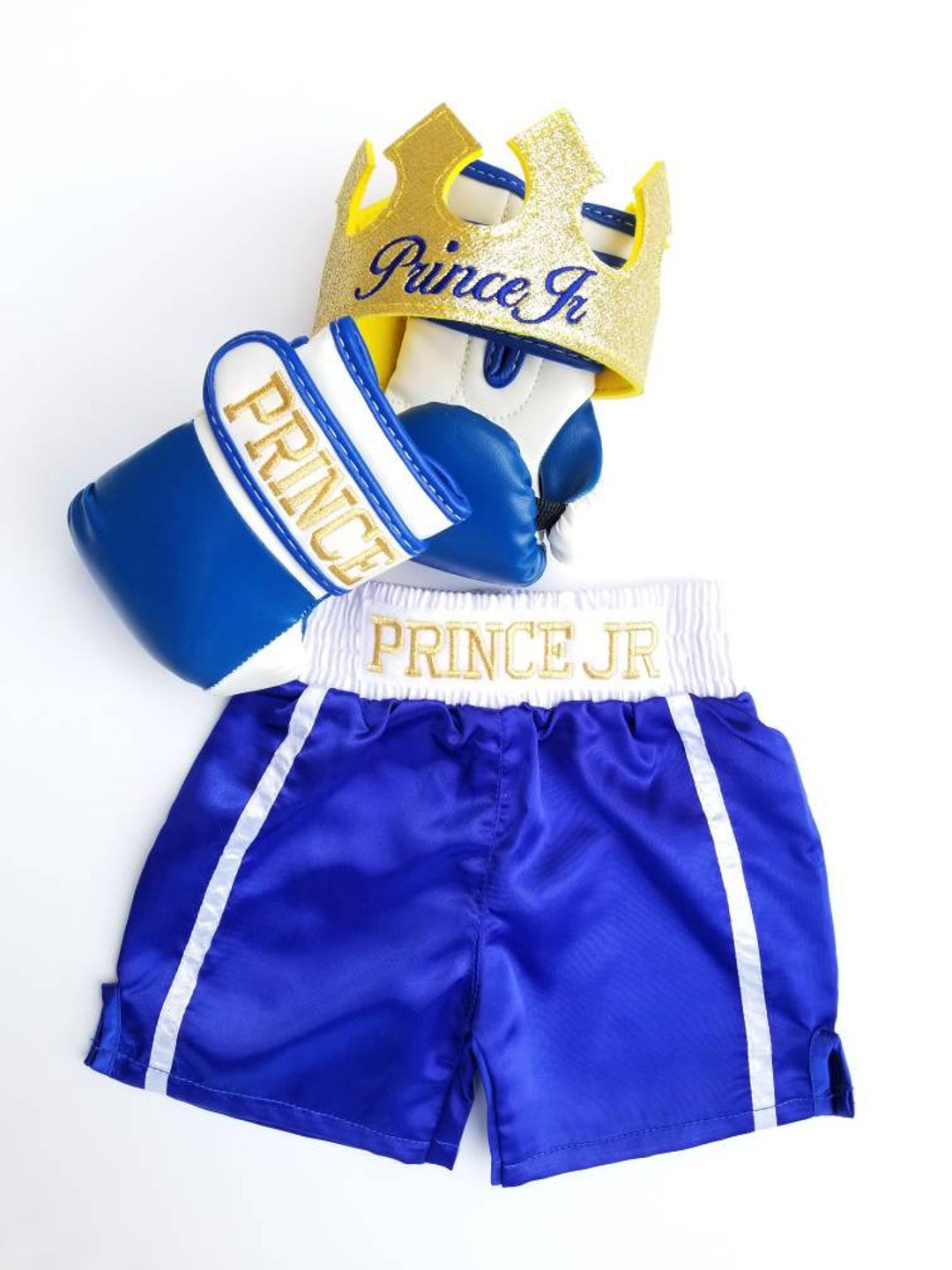 Ring Royalty Style: Baby Boxing Set With Personalized Gloves, Shorts ...