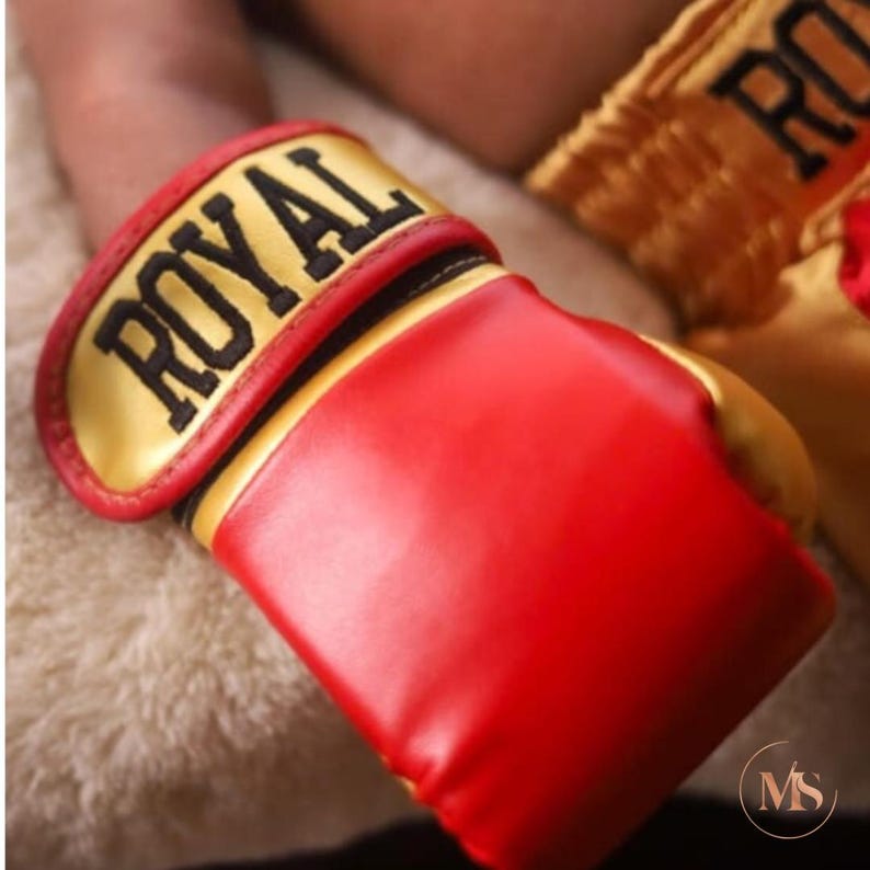 Personalized Baby Boxing Gloves – Sports Themed Baby Shower Gift ...