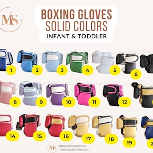 Personalized Baby Boxing Gloves With Embroidered Name | Wearable Infant ...