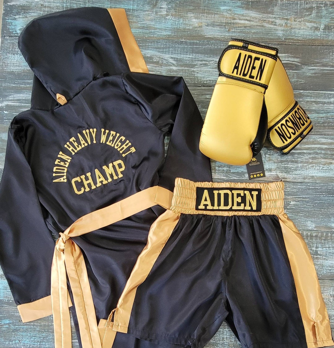 Ultimate Youth Boxing Fighter Set: ROBE, SHORTS, and GLOVES - Etsy