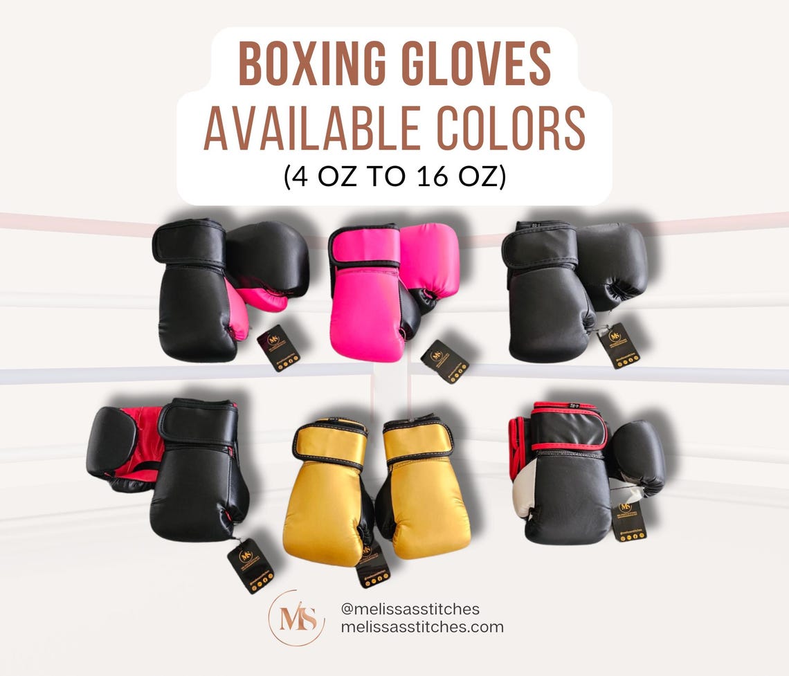 Crafted for Champions: Adult Personalized Boxing Gloves - Etsy