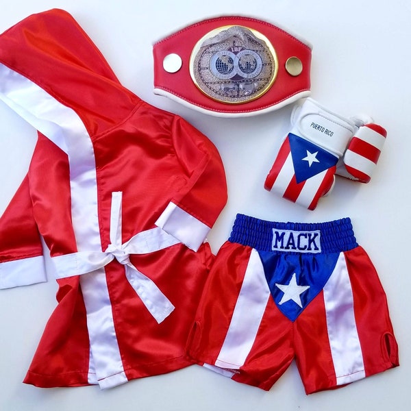 Custom Puerto Rico Boxing Gloves - Etsy