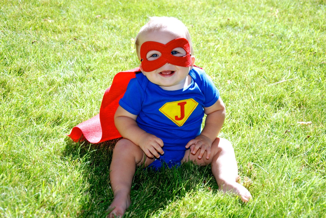 Baby Super Hero Outfit/ Baby Super Hero Cape/ Baby Photo - Etsy