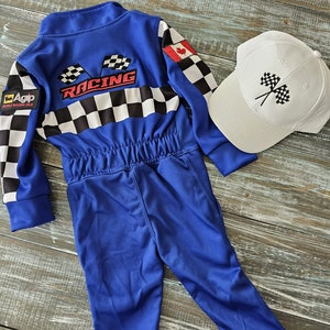 Kids Car Racing Suit, Driver Racing Suit, Pilot Suit, Baby Race Suit ...