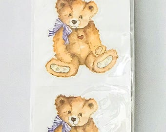 Teddy bear stickers | Etsy