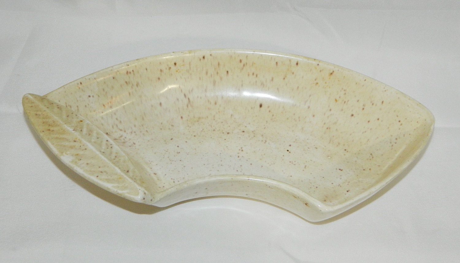 California Pottery Snack Dish Curved Serving Tray L44 Made in USA - Etsy