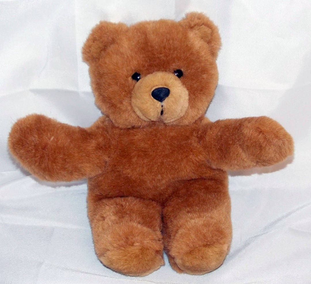 International Silver Co. Teddy Bear Plush Stuffed Brown 12" Doll ...