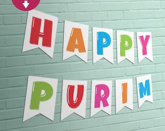 Purim Sign - Etsy