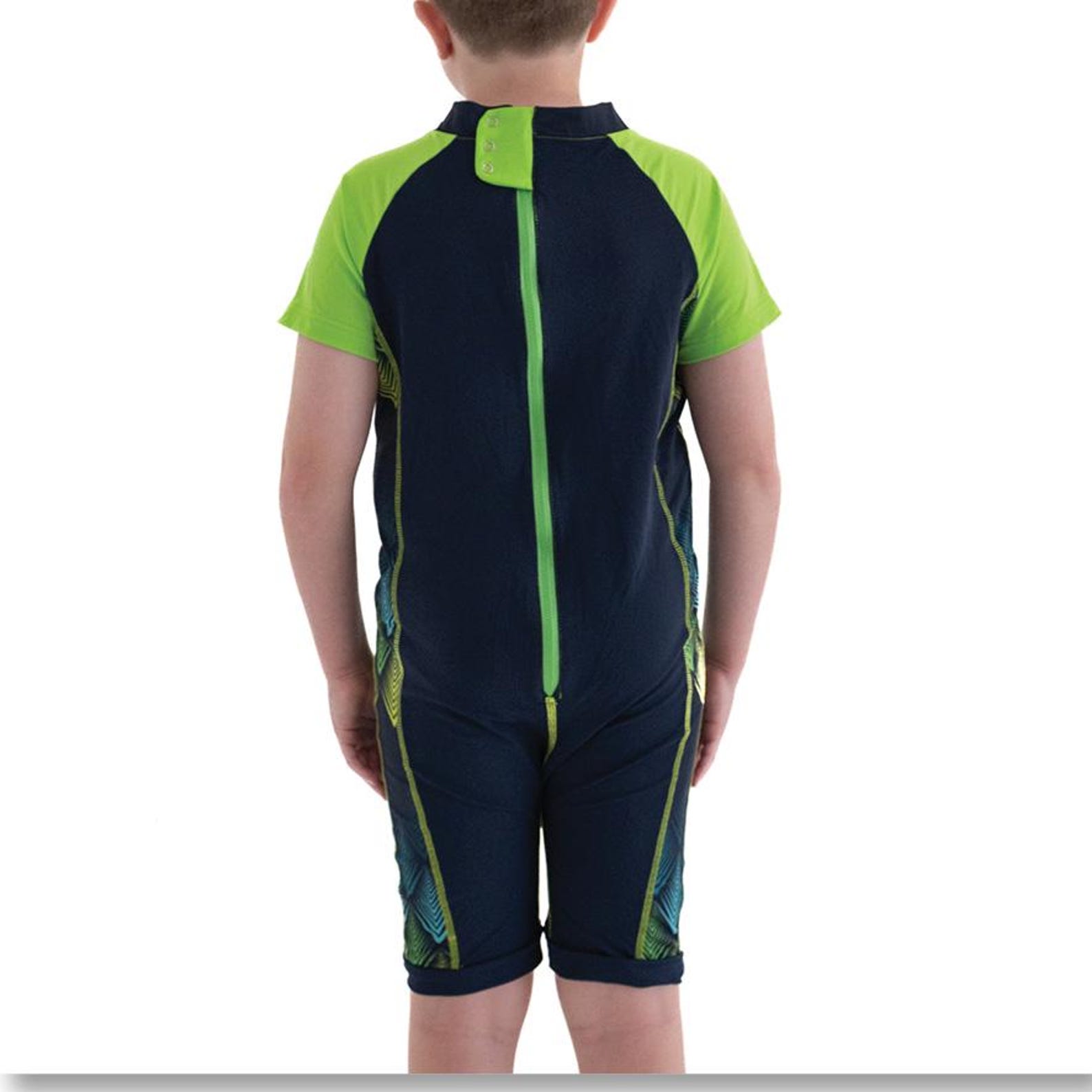 Back Zip Swimsuit - Neon Arrows - Etsy