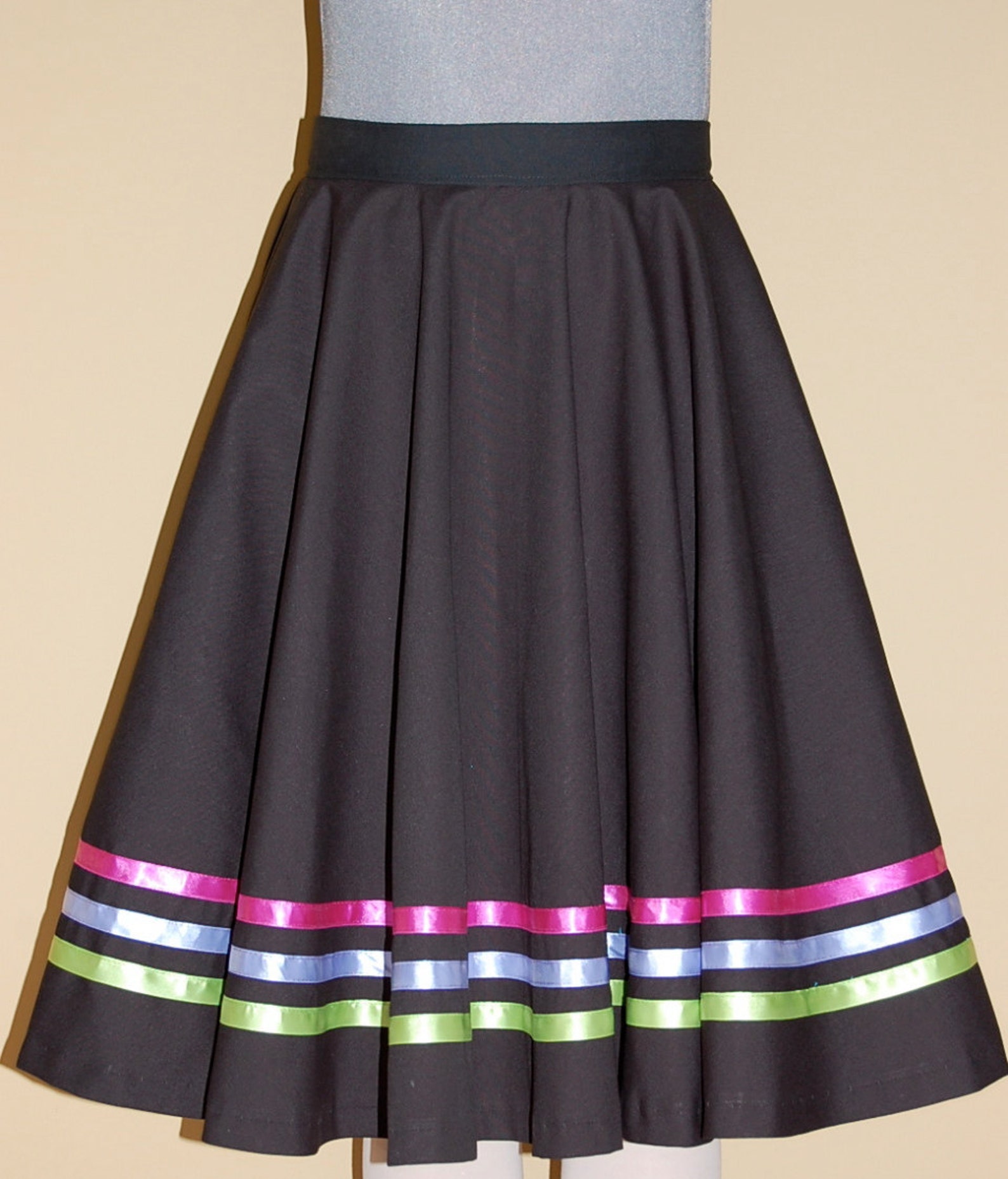 Full Circle Black Character Skirt. Suitable for Royal Academy of Dance ...