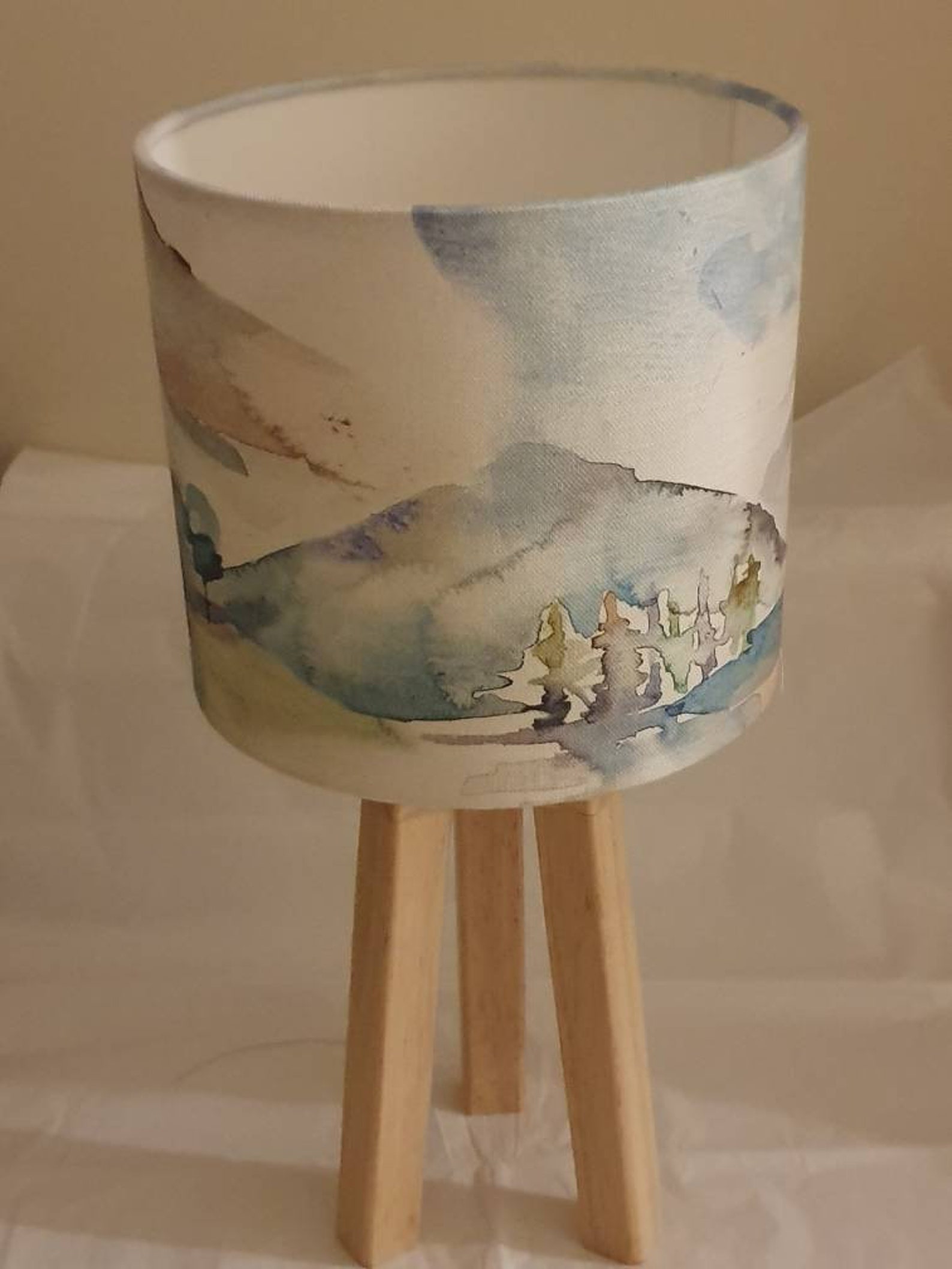 Voyage Maison Fabric Russet Shores, Handmade Lampshade, Table Lampshade ...