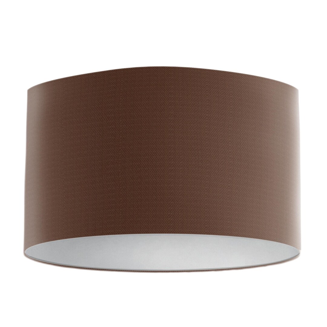 Brown Lampshade With 100% Cotton Fabric, Handmade Lampshades, Table ...